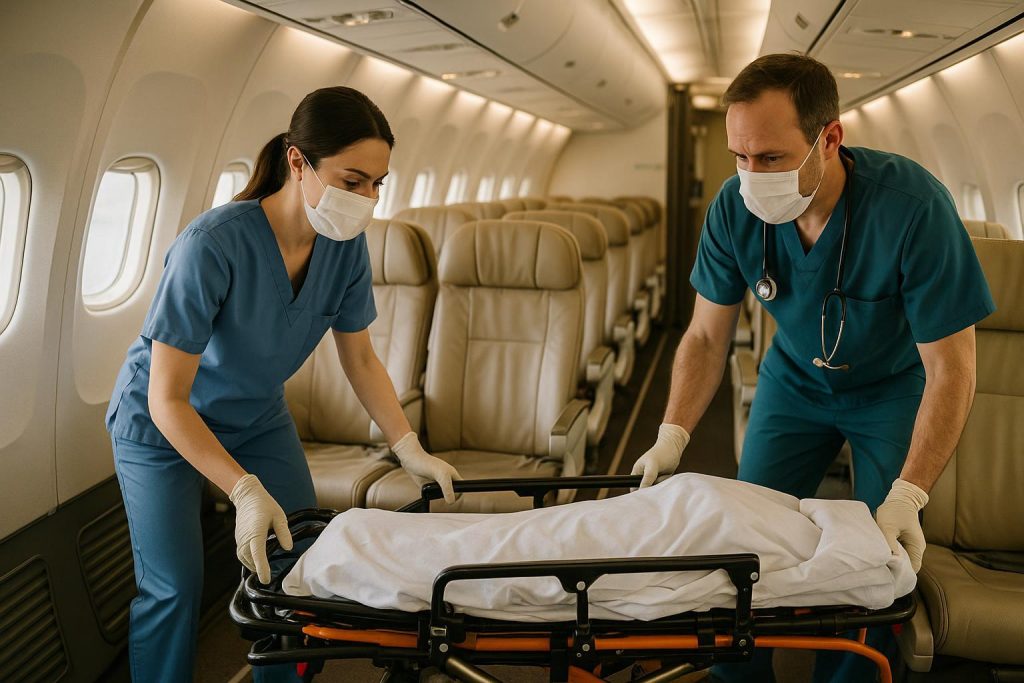 Are there specific requirements for medical evacuation with a stretcher ...