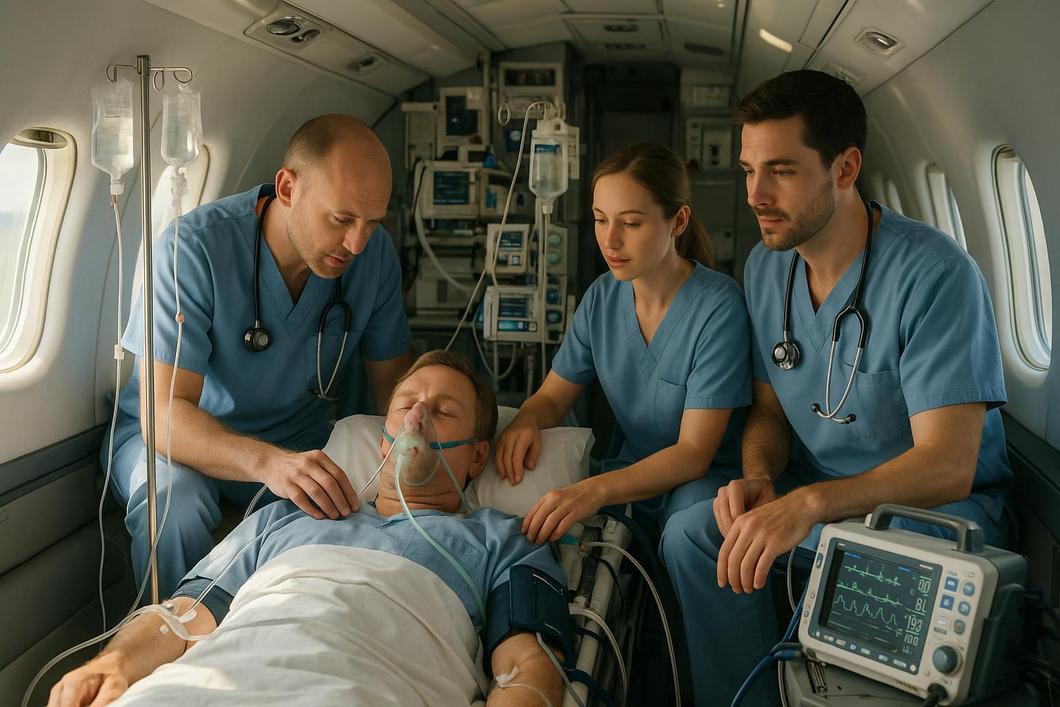 How do services handle medical repatriation for critically ill ...
